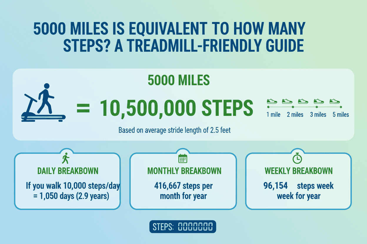 5000 Miles to Steps: How to Reach Your Treadmill Goals in 2025 ...
