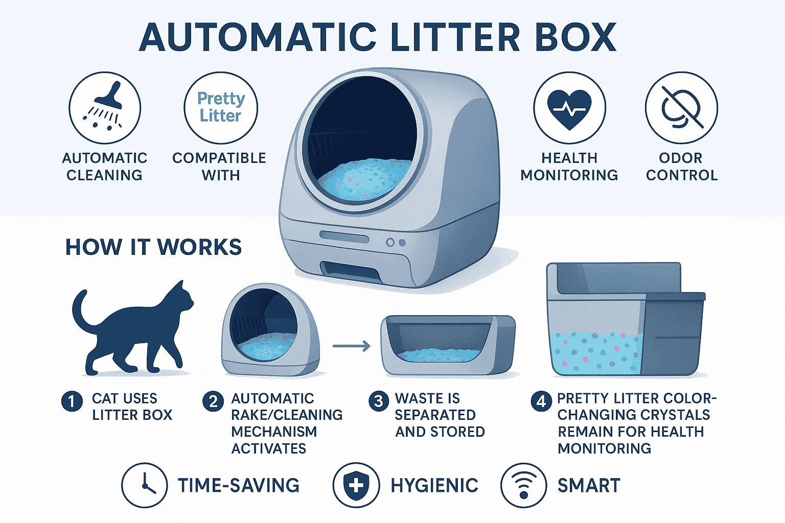 Automatic Litter Box That Works With Pretty Litter – 2025 Buyer’s Guid ...