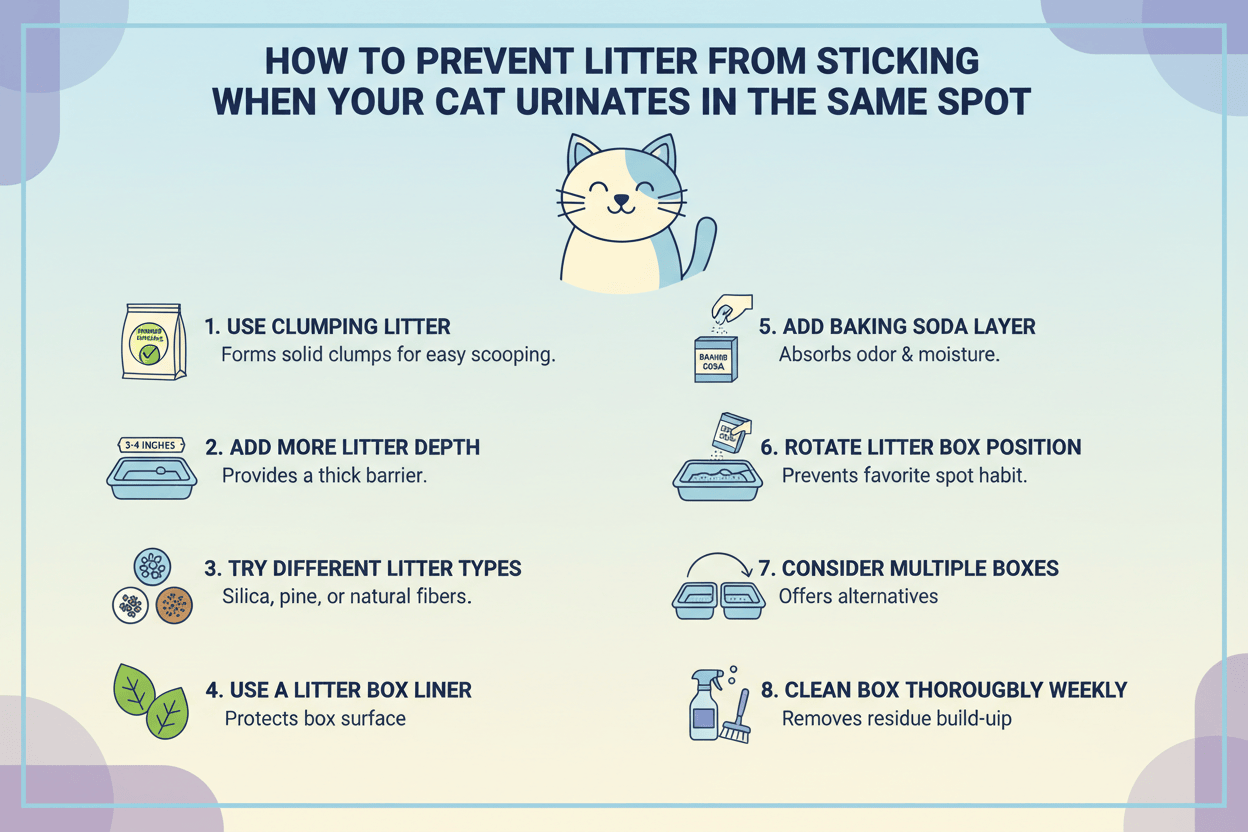 How to Prevent Litter from Sticking in the Litter Box When Your Cat ...