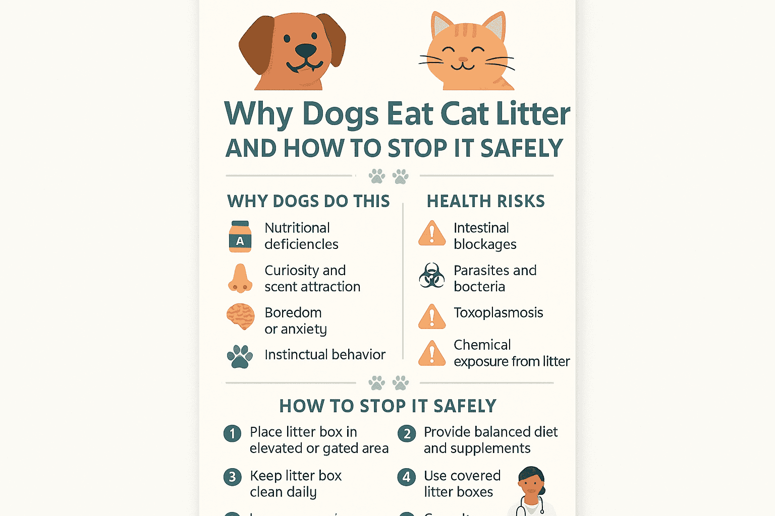 Why Dogs Eat Cat Litter and How to Stop It Safely – Famistar.net