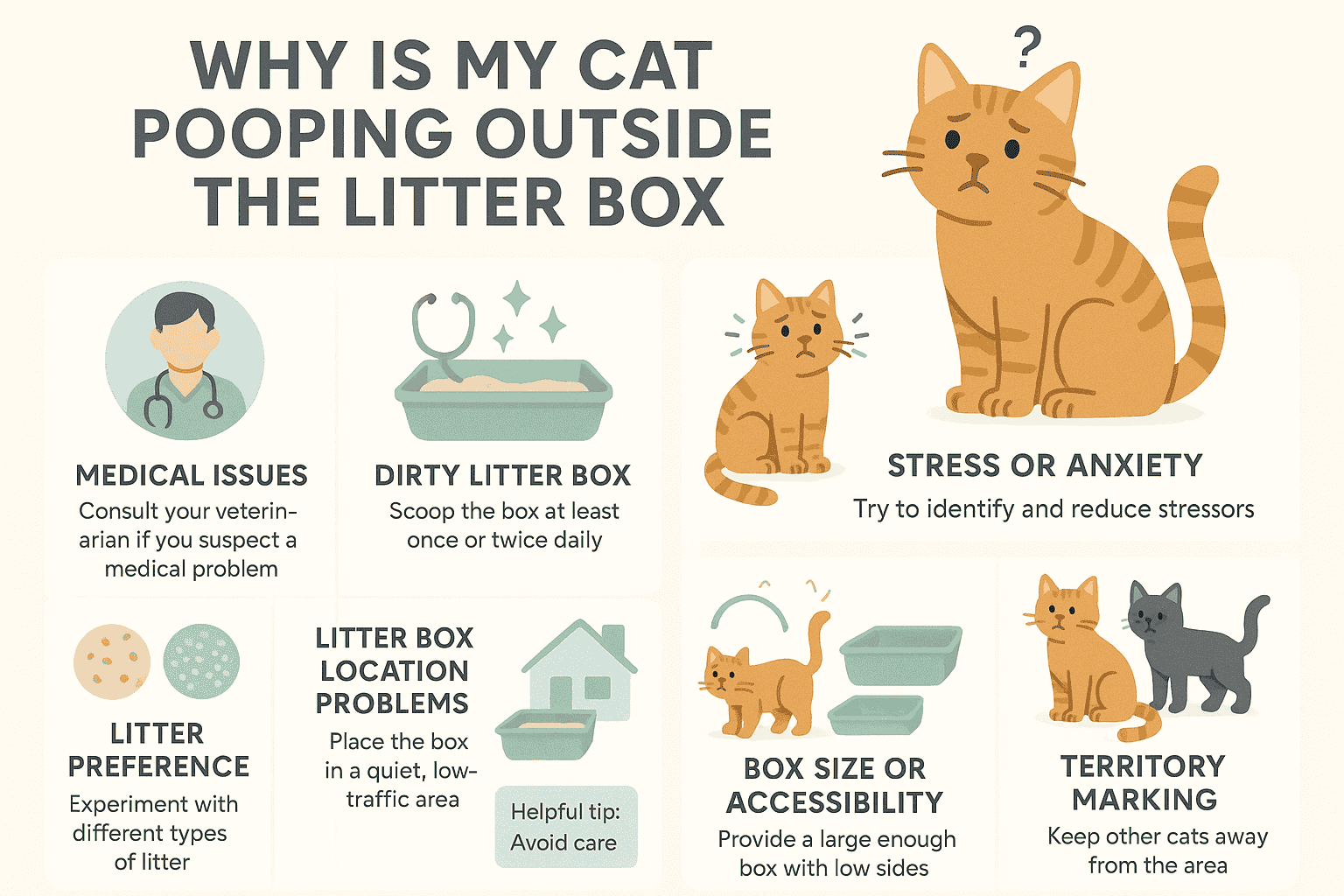 Why Is My Cat Pooping Outside the Litter Box? Causes, Fixes & Smart ...