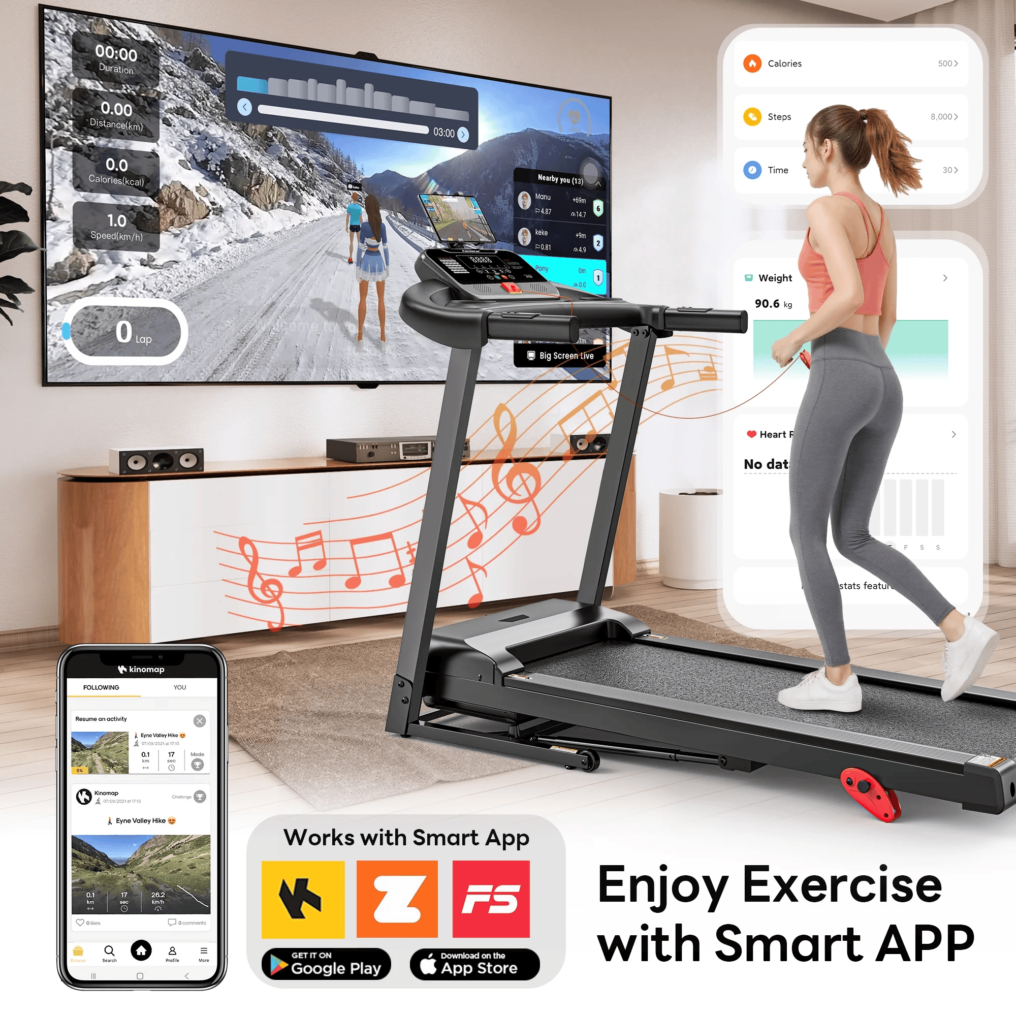 Famistar | 2026 New Year Sale on Smart Folding Treadmills with Incline ...